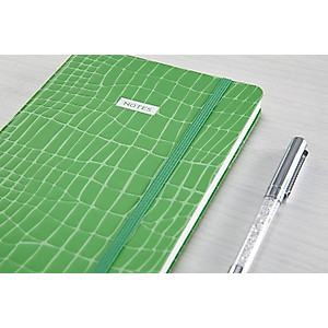 Southworth Medium Case Bound Journal, 5.5" x 8.25", Alligator/Crocodile Texture, Premium 28 lb/105 gsm Paper, 160 Lined Sheets (91072)