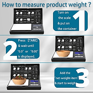 Weigh Gram Scale Digital Pocket Scale,100g by 0.01g,Digital Grams Scale, Food Scale, Jewelry Scale Black, Kitchen Scale 100g