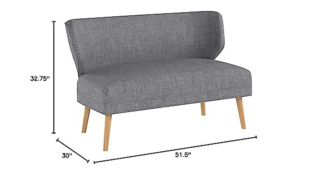 Stylish Mid-Century Modern Settee by Christopher Knight