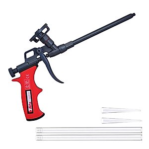 Akfix Dispensing Foam Gun - Spray Foam Applicator for Caulking, Professional Insulation for Window and Door | Foam&Cleaner NOT Included | 1 Pack