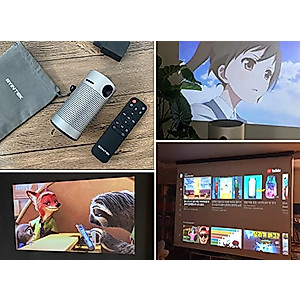 BYINTEK P7 Pocket Portable Pico Smart Android WiFi 1080P TV Laser Mini LED Home Theater DLP Projector for Smartphone