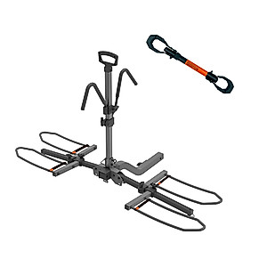 HYPERAX Special Combo - Volt eco with E-Bike Adapter - Platform Bike Rack for Car, SUV, Trucks, Sedan - for 2" Hitch Fits Up to 2 X 60 lbs Bike with Up to 5" Fat Tires - NO RV USE!