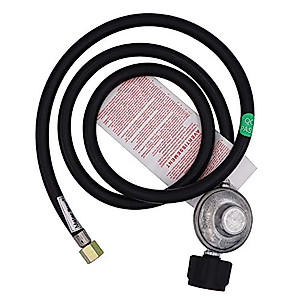 6.5 Feet Propane Heater Hose Regulator QCC1 for Fire Pit Grill Heater-Replacement Propane Hose and Gas Grill