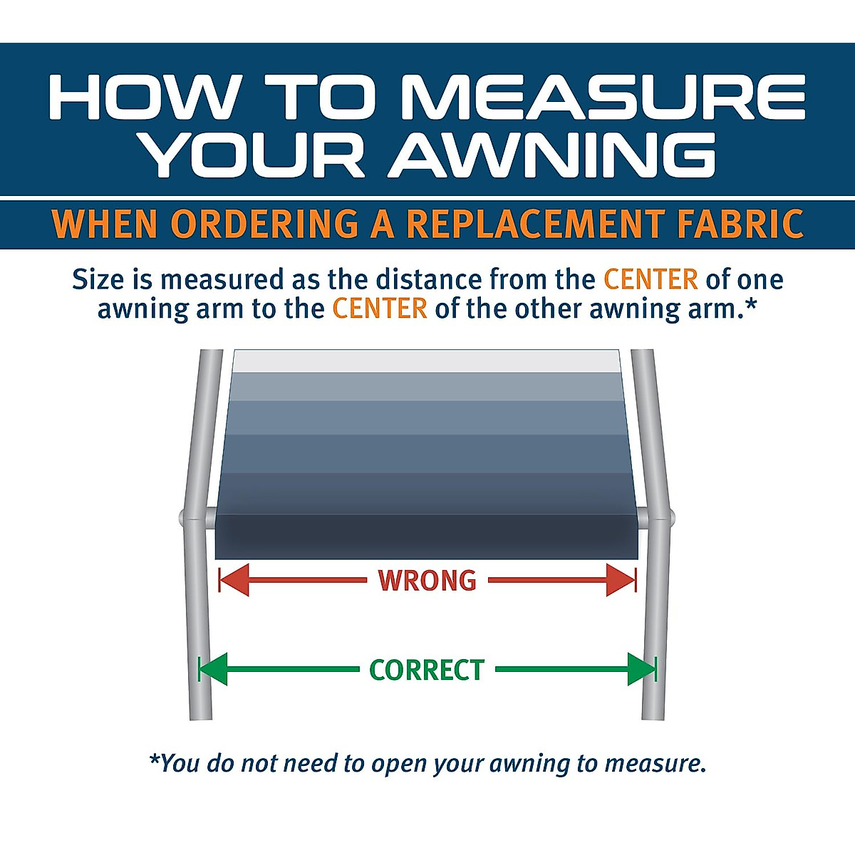 ShadePro - RV Awning Fabric Replacement - Premium Grade Weatherproof Vinyl - Universal Outdoor Canopy for Camper, Trailer, and Motorhome Awnings - Solid Black - 15' (Fabric 14'2")