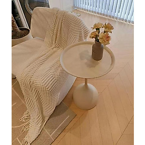 Beige White Side Tables Nesting Tables Round Side Table Set End Table Set Modern Table Bedside Set Livingroom Table Sofa & Console Table Pedestal Tables Coffee Tables Metal Table…