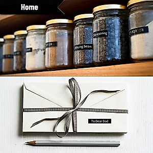 Black Label Tape TZe-335 Replacement for Brother TZe Tz Tape 12mm 0.47 Laminated White on Black TZ335，Work with Brother P Touch PT-D210 D220 H110 D600 Label Maker，4-Pack