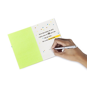 Hallmark 30th Birthday Greeting Card (Stripes and Dots)