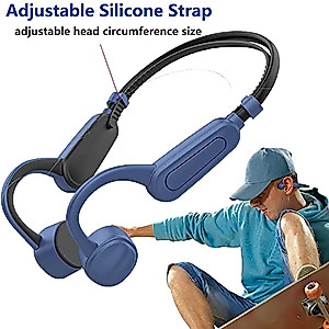 TWEE Bone Conduction Headphones Bluetooth Wireless Headset with Microphones Waterproof for Swimming 16G MP3 Player Sports Earbuds IPX8 for Running Water Sports & Underwater Activities