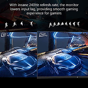 Z-Edge UG32P 32-inch Curved Gaming Monitor 16:9 1920x1080 240Hz 1ms Frameless LED Gaming Monitor, AMD Freesync Premium Display Port HDMI Built-in Speakers