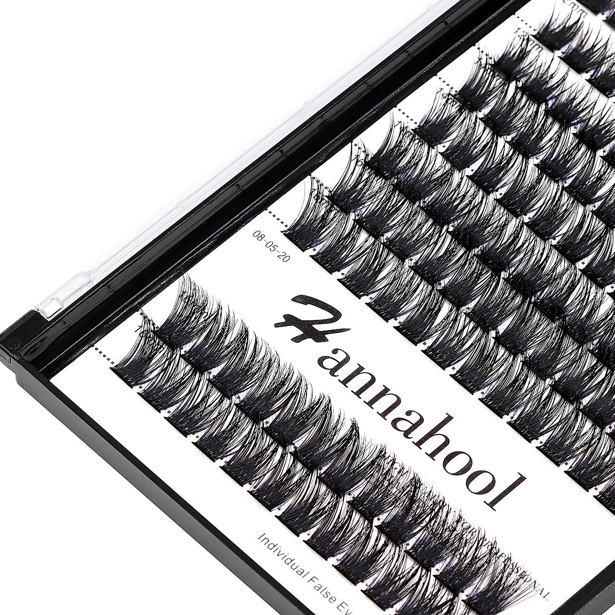 Large Tray D Curl Thickness 0.07mm Mixed 8-10-12-14mm/10-12-14-16mm/12-14-16mm /14-16mm/10-12-14mm Wide Stem Individual Cluster False Eyelashes Volume Eye Lashes Extensions 200PCS(mixed 12-14-16mm)