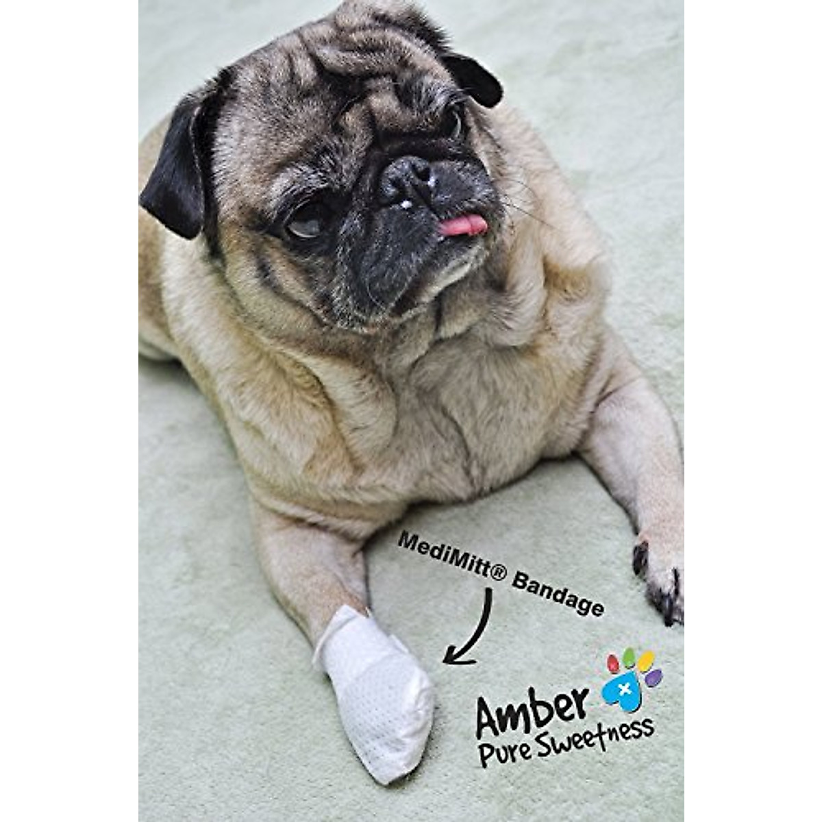 Pawflex Bandages Medimitt Bandages for Pets (Pack of 4) Medium
