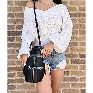 Kate Spade Morty Penguin Crossbody Pebbled Leather Bag (Black/White Multi)