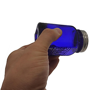 Kerixi Vintage Salt and Pepper Shakers (Blue, Medium)