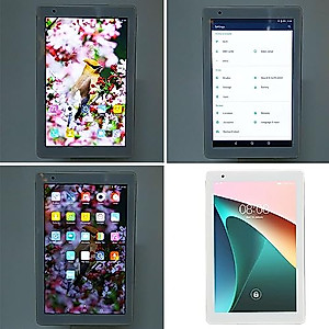 Airshi Portable Tablet, 1960x1080 IPS Screen Octa Core CPU Processor 8 Inch 100-240V Tablet for Home Travel (US Plug)