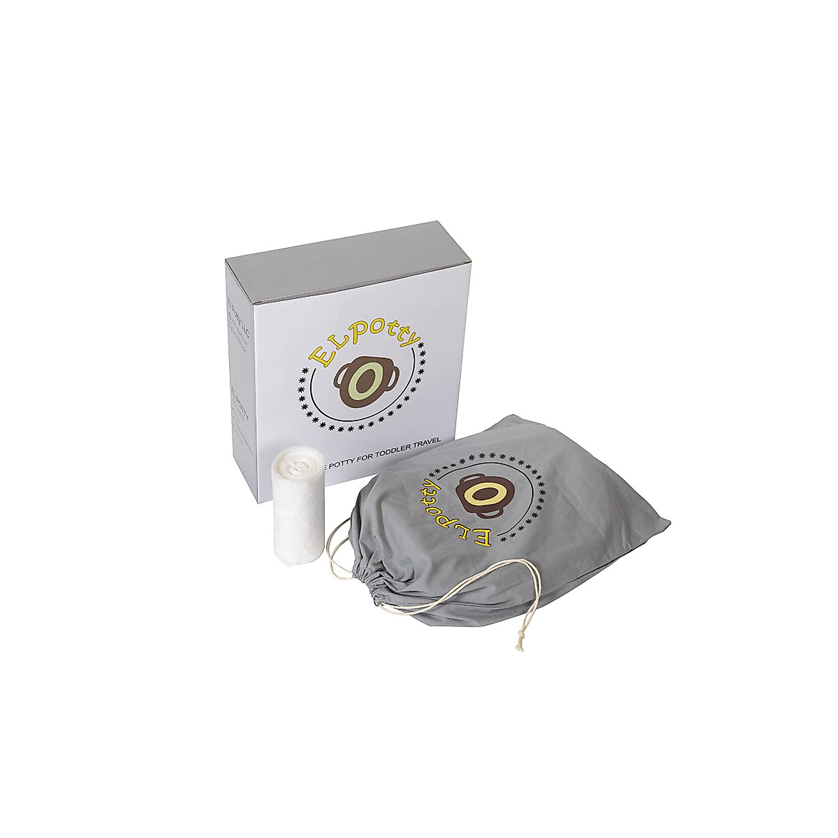 The Only Travel Potty Seat With Compartment Pockets, 2 in 1 Sturdy and Strong Light Weight, Its White Seat Makes It Look Like A Real Toilet. It's Great For Babies, Toddlers, and School Aged Children.