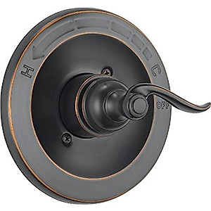 Delta Faucet Windemere 14 Series Single-Function Shower Handle Valve Trim Kit, Oil Rubbed Bronze BT14096-OB (Valve Not Included)