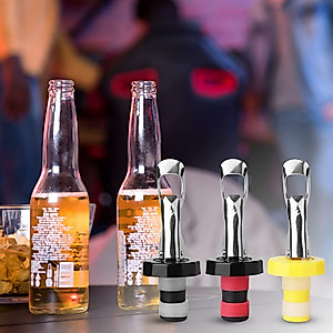 8pcs Reusable Wine Stoppers, Silicone Vacuum Bottle Stopper,Expanding Manual Beverage Bottle Stopper,Wine Bottle Airtight Seal Cork