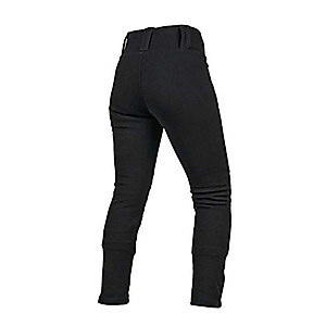 GREAT BIKERS GEAR - Motorcycle Leggings Ladies Protective Women Short Leg Black