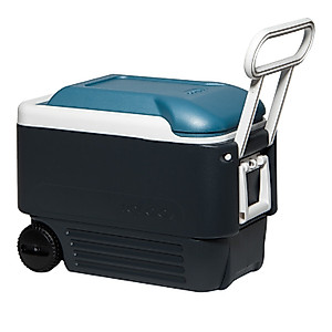 Igloo Quart MaxCold Cooler, Blue/Navy, 40 Qt