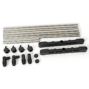 Vasitelan Simple Standard Double Rod Rolling Clothing Garment Rack for Hanging Clothes, Metal Clothes Organizer with Lockable Wheels (Style 2)