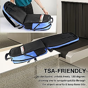 YOREPEK Travel Backpack, Extra Large 50L Laptop Backpacks for Men Women, Water Resistant College Backpack Airline Approved Business Work Bag with USB Charging Port Fits 17 Inch Computers, Cobalt Blue