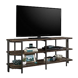 Sauder North Avenue Credenza, for TVs up to 54", Smoked Oak Finish