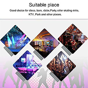 Party Lights,Disco DJ Lights Strobe Light Rave Stage Light Projector Effect Club Light Sound Activated with Remote Control for Parties Home Show Bar Club Birthday KTV DJ Pub Karaoke Christmas Holiday