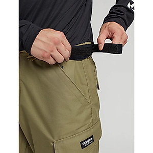 Burton Men's Standard Cargo Pant Regular Fit, Green, Large-Tall