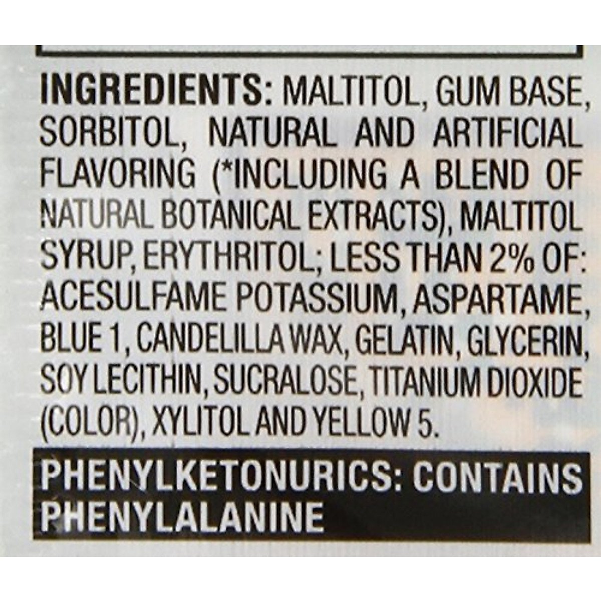 Dentyne Pure Gum, Mint with Melon Accents, 3-Count Packs (Pack of 5)