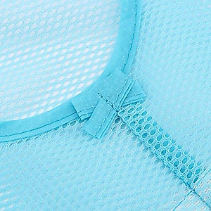 TOPINCN Bathroom Hanging Storage Clothespin Mesh Bag,Drying Rack Folding Fish Mesh, Non Toxic Nylon Netting, Hanging Drying Fish Net, for Shrimp Fish Fruit Vegetables Herb