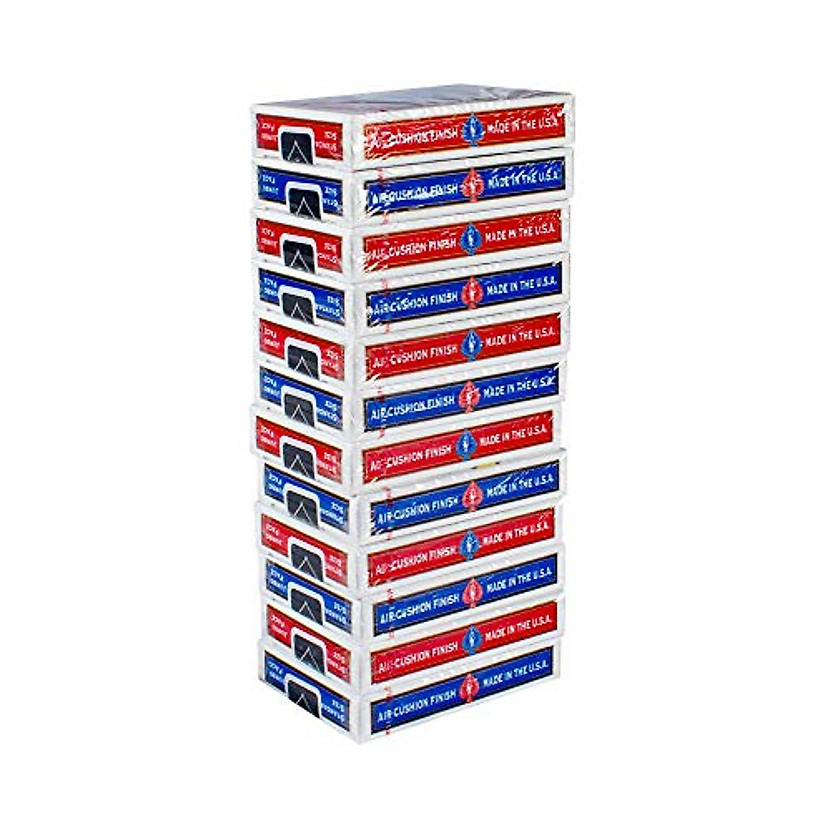 Bicycle Playing Cards, Jumbo Index, 12 Pack,Red & Blue