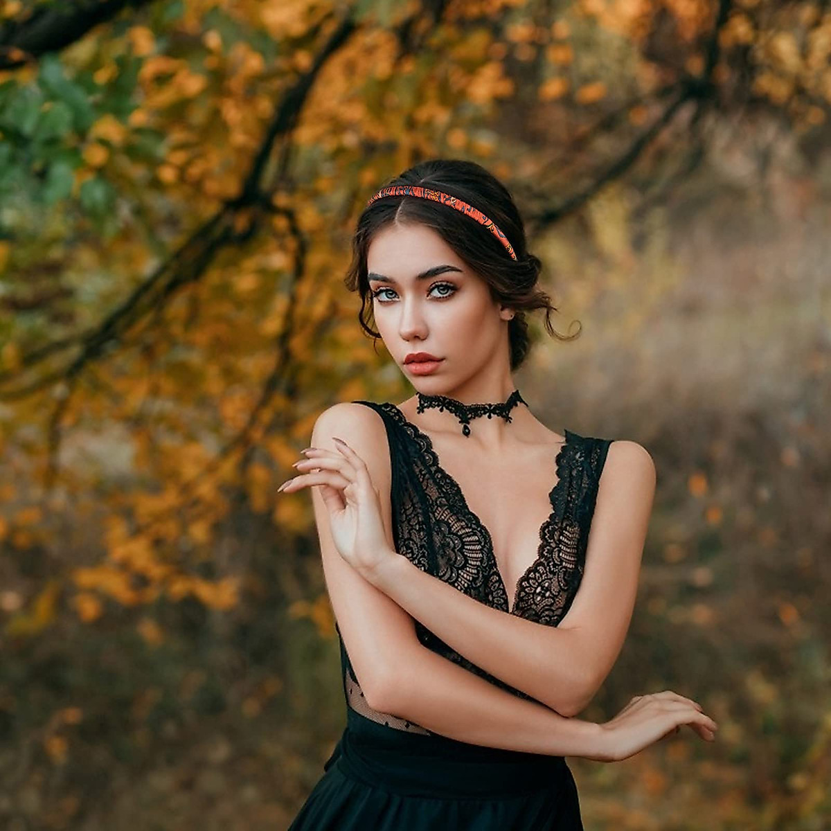 AMCAMI 6 Pieces Headbands for Women Non Slip Comb Headbands with Teeth Hair Bands Hoop Resin Thin Headbands for Women Makeup Headband for Washing Face Hair Accessories for Girls