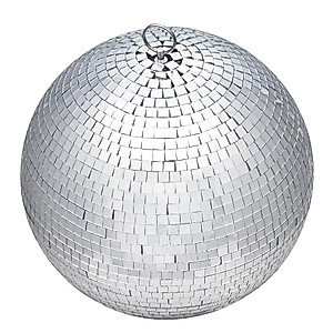 12" Mirror Disco Ball Great for a Party or Dj Light Effect Ideal for Party, Wedding, Pubs, banquets, Night Clubs and Disco Fits on Any Rotating Motor