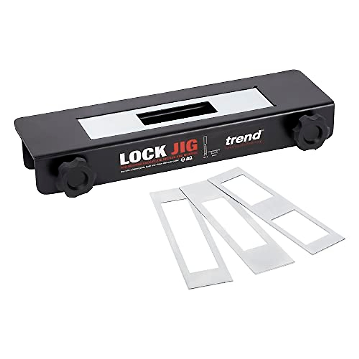 Trend Lock Jig Kit for Routing Face-Plate Recess and Mortise, LOCK/JIG