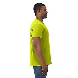 Fruit of the Loom Mens Cotton Jersey Crew T-Shirt (SF45R) Fiery red l