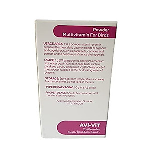 Avi VIT Multivitamin Feed Supplement for Birds