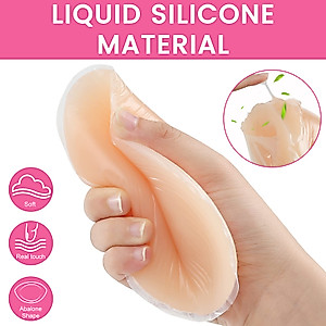 Vollence Silicone Gel Bra Inserts Breast Enhancer Bra Inserts Push Up Bra Pads Inserts Breast forms for Bikini Swimsuit