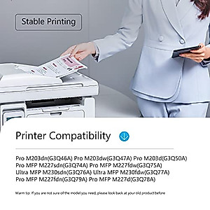 30A Black Toner Cartridge CF230A(2-Pack) - Uotyu Compatible 30A CF230A Black Toner Replacement for HP Pro M203dn M203dw M203d MFP M227sdn M227fdw M230sdn M230fdw M227fdn M227d Printer