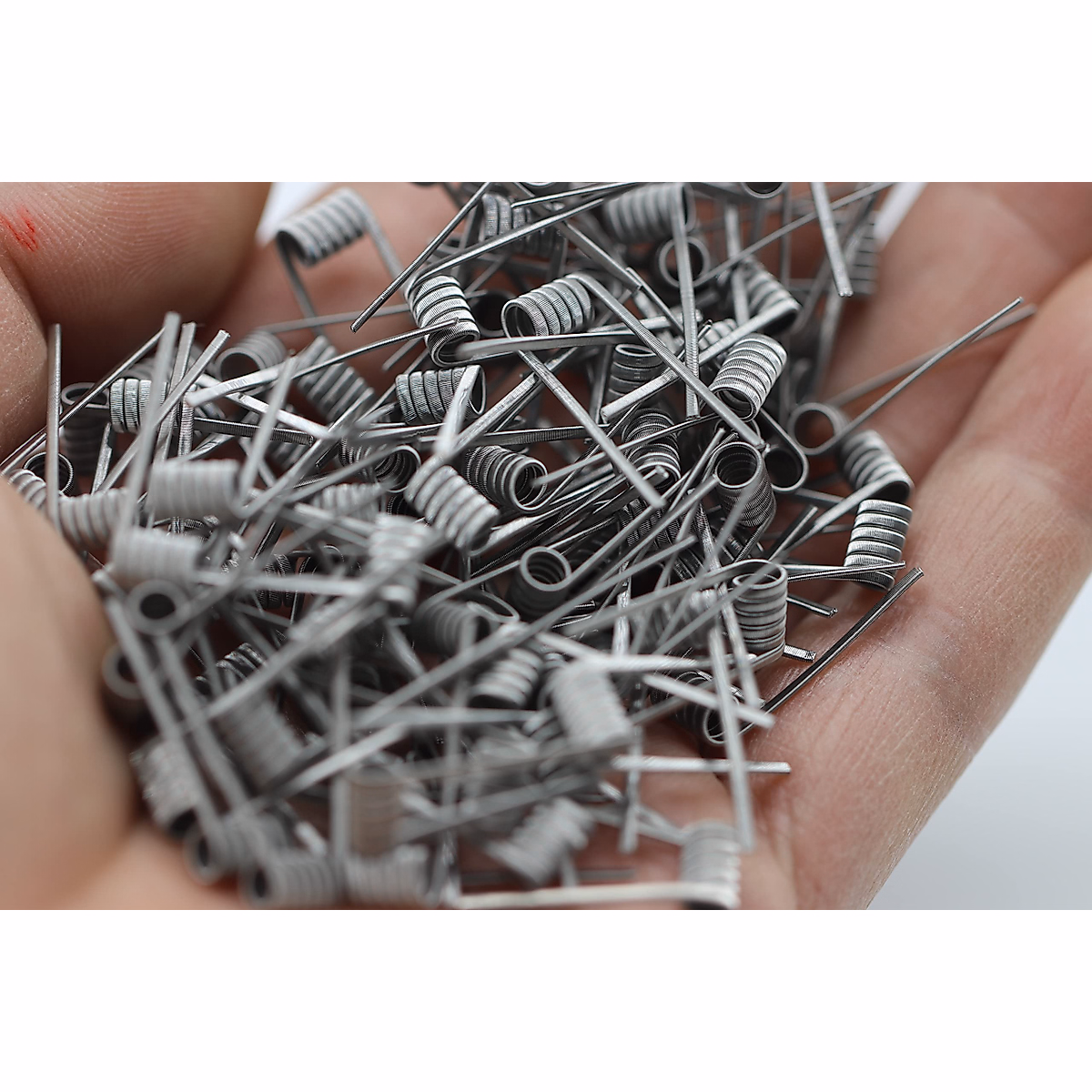 NNK Fused Clapton Coil Heating Resistance Wire Coil Nichrome Mixed Ni90+Ni80 0.26Ω Inner Diameter 3.0mm 100pcs/box