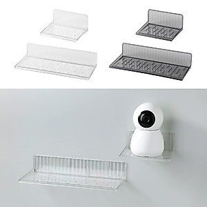 WBANGIAO Wall Hanger Shelf Living Room Partition Router Cabinet Bedroom Shelves Stand Placement.Transparent.Big