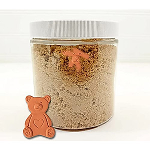 dgudgu 4 PCS Terracotta Brown Sugar Bear Keeper and Saver Brown Sugar Disc Brown Sugar Softener