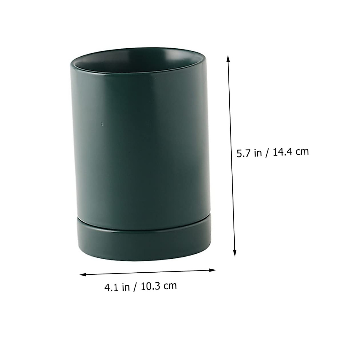 Luxshiny Kitchen Storage 1 Set Chopstick Holder Ceramics Counter Spoon Stand