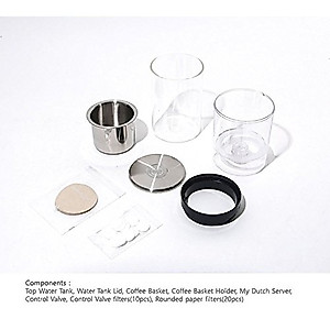 BEANPLUS MY DUTCH M550 Cold Brew Dutch Drip type coffee maker hand drip coffee making & Simple English User's Guide (Black)