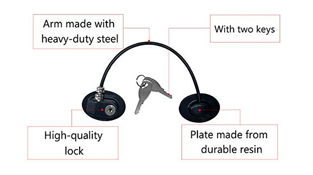 Child Safety Refrigerator & Cabinet Locks - 2 Pack | REZIPO