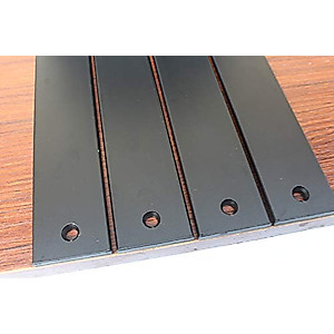 8 Pack - L11" x H 6" x W 1.5", 5mm Thick Rustic Shelf Bracket, Iron Shelf Brackets, Metal Shelf Bracket, Industrial Shelf Bracket, Modern Shelf Bracket, Decorative Shelving, Shelf Supports with Screws