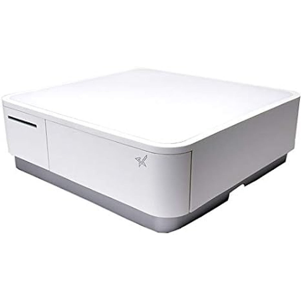 Star mPOP POP10 CI-F White with USB-C lighning Integrated Receipt Printer and mPOP Cash Drawer with Tablet Stand
