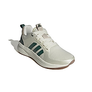 adidas Women's Edge Lux 6 Sneaker, Off White/Collegiate Green/Wonder Beige, 8.5