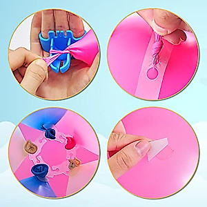 AXHJ Metal Round Balloon Arch Kit,7.2ft(2.2m) Large Size Golden Circle Arch Frame Backdrop Stand for Birthday,Party, Wedding,Graduation,Baby Shower Photo Background Decoration