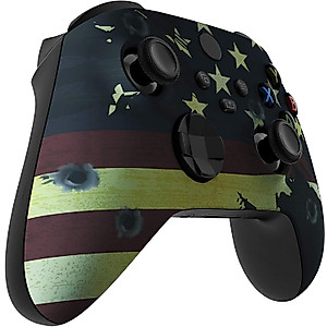 Xbox Custom Gaming Controller -Soft Shell for Comfort Grip X for Microsoft Xbox Series X/S 1 (Flag)