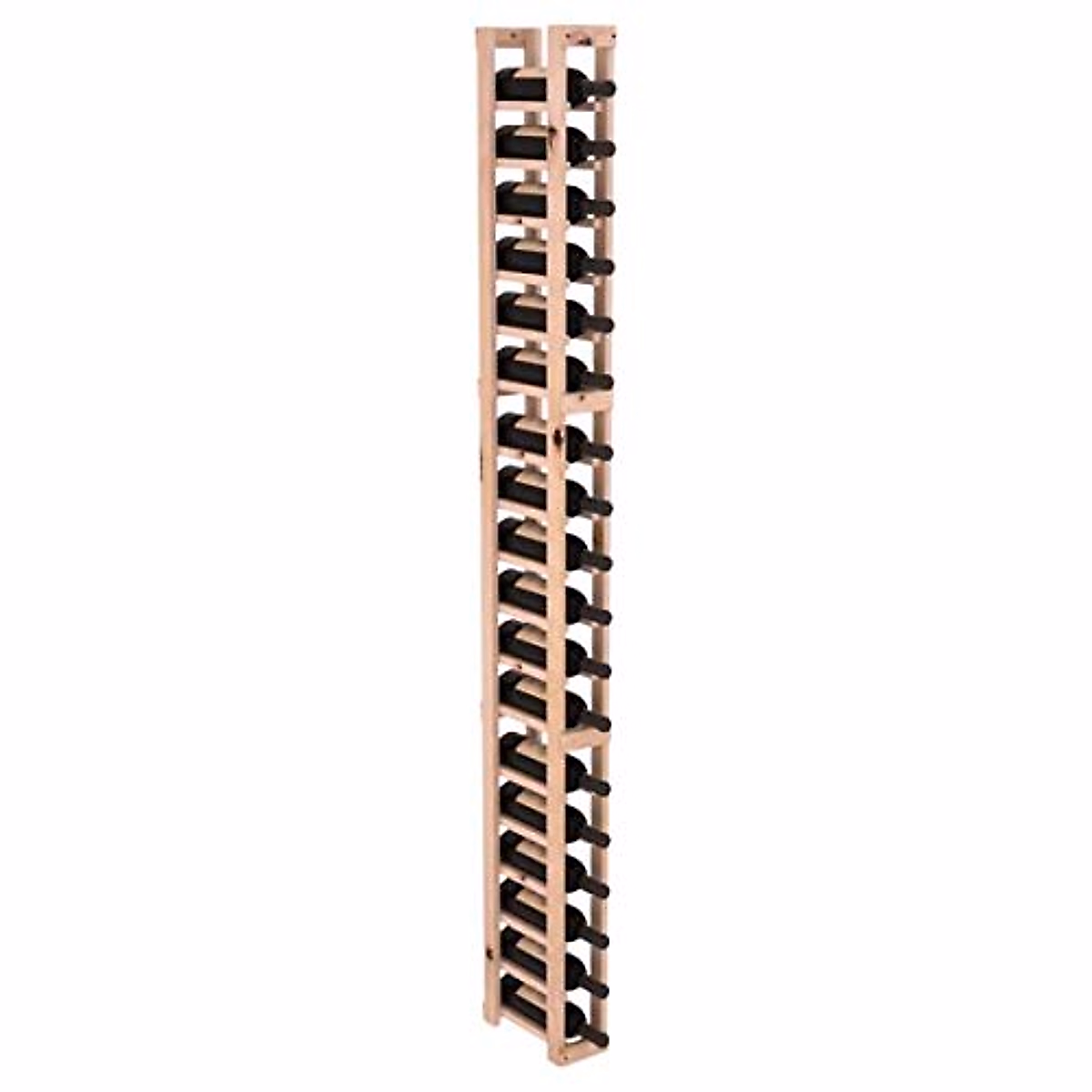 Wine Racks America InstaCellar Wine Rack - Durable and Expandable Wine Storage System, Knotty Alder Unstained - Holds 18 Bottles